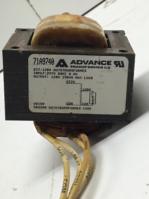 Advance Transformer Co. 71A9740 Autotransformer Input: 277V / Output ...
