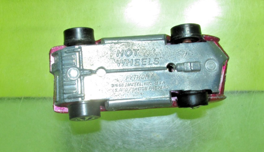 Vintage Original R12 Mattel Hot Wheels Redline 1968 US Creamy Pink Python READ!! | eBay
