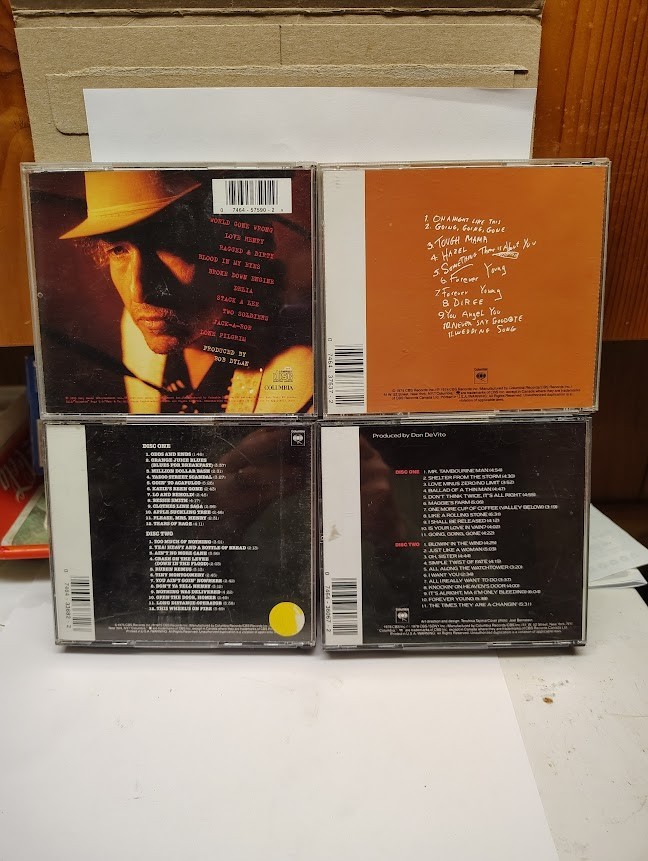 Bob Dylan CD Lot (6 cd's) Basement Tapes Budokan Planet Waves World ...