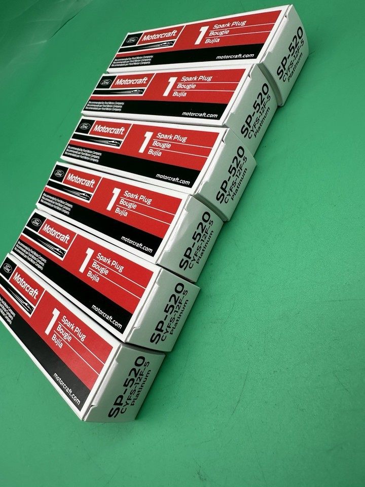 NEW Set of 6 SP-520 Platinum Spark Plugs For Ford Motorcraft SP520 ...