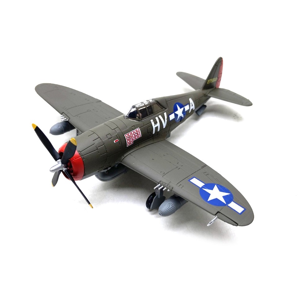 1:72 Scale WWII USAAF P-47 Thunderbolt Model 15.5cm Diecast with ...