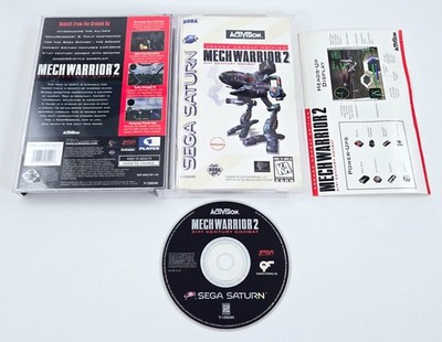MECHWARRIOR 2 COMPLETE CIB 1997 Reg Controller Card Sega Saturn Mech ...