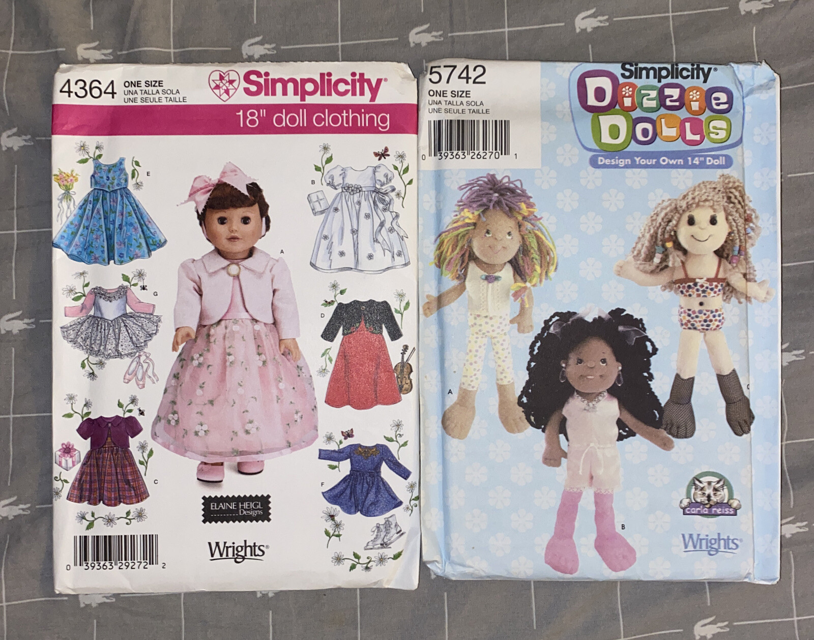 Simplicity Sewing Pattern 4364 & 5742 Lot Of 2 | eBay