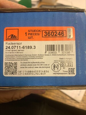 MERCEDES C300 C350 FRONT ABS SENSOR WHEEL SPEED SENSOR FITS 2008-2011 ...