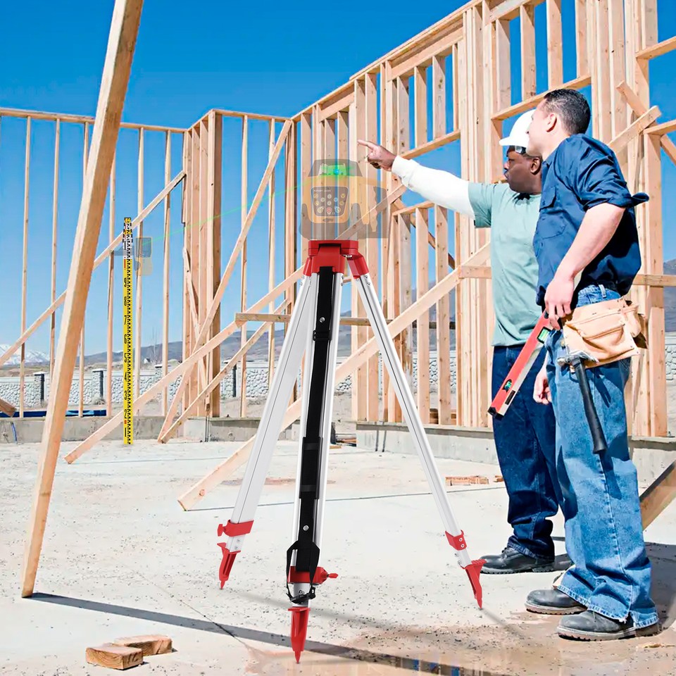 Self Leveling Laser Level Kit Green Beam 360° Rotary Laser + Tripod ...