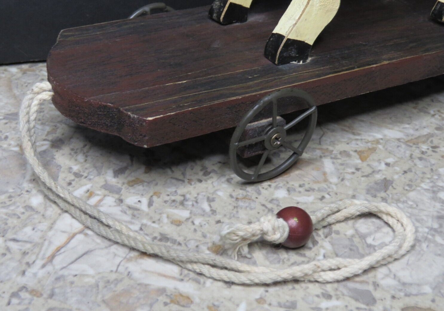 VTG Ragon House Lamb Sheep Folk Art Primitive Cart Wagon Decor 1960s 8. ...