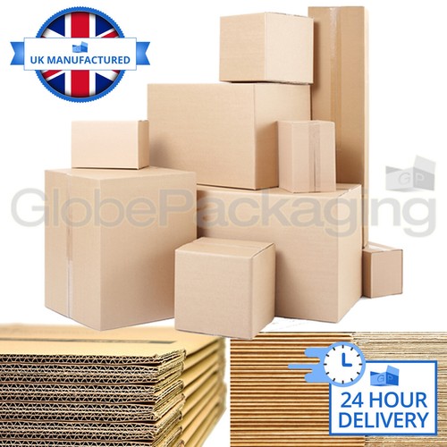 SINGLE & DOUBLE WALL CARDBOARD POSTAL REMOVAL MOVING BOXES - ALL SIZES ...