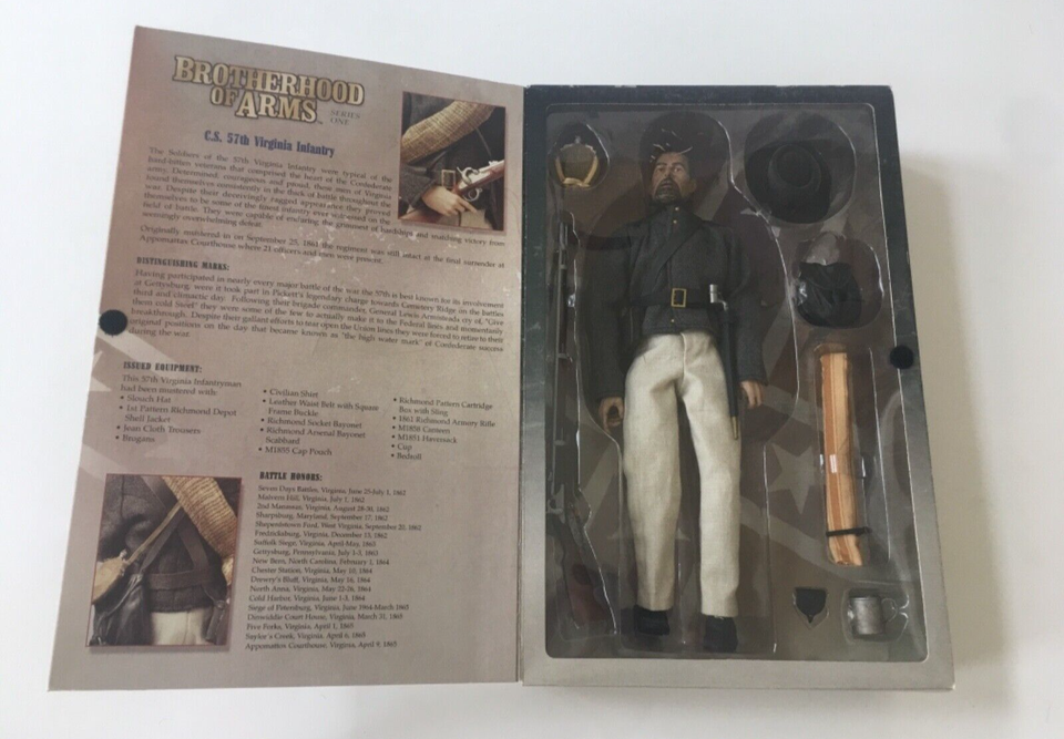 SIDESHOW COLLECTIBLES 1/6 CS 57th Virginia Infantry Brotherhood of Arms ...