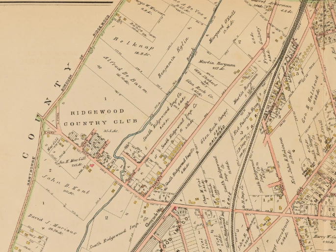 Map Of Ridgewood