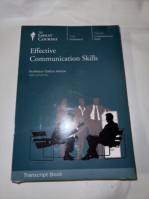 Effective Communication Skills (Great Courses) (Trancript Book) Course ...