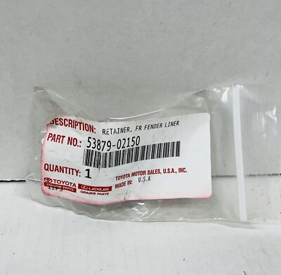 20 to 21 Toyota Corolla Camry Retainer Front Fender Liner 53879-02150 ...