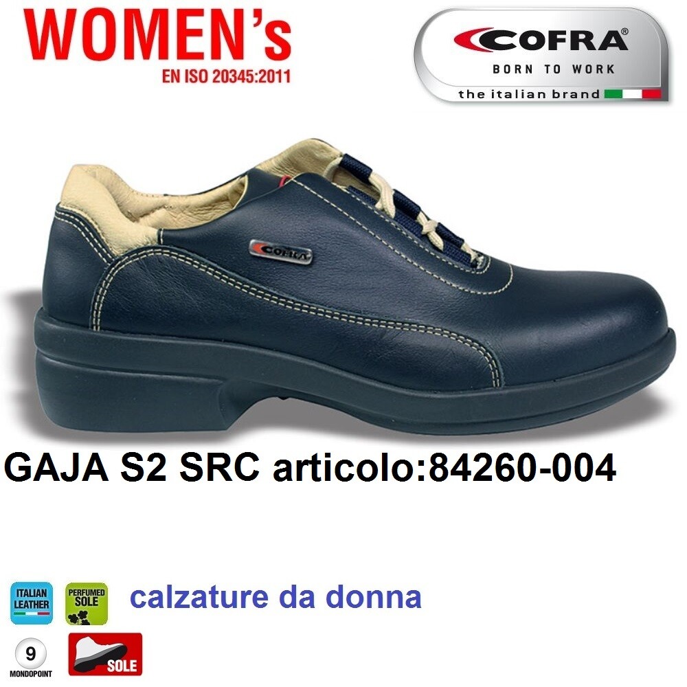 Scarpe Antinfortunistiche COFRA linea WOMENS modello GAJA S2 SRC ...