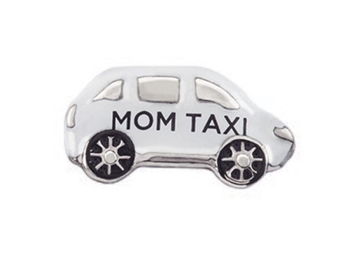 Origami Owl WHITE MINIVAN “MOM TAXI” VAN Floating Enamel MOTHER’S DAY ...