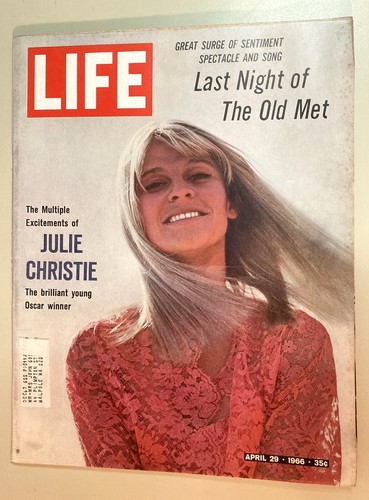 Life Magazine April 29, 1966 Julie Christie | eBay