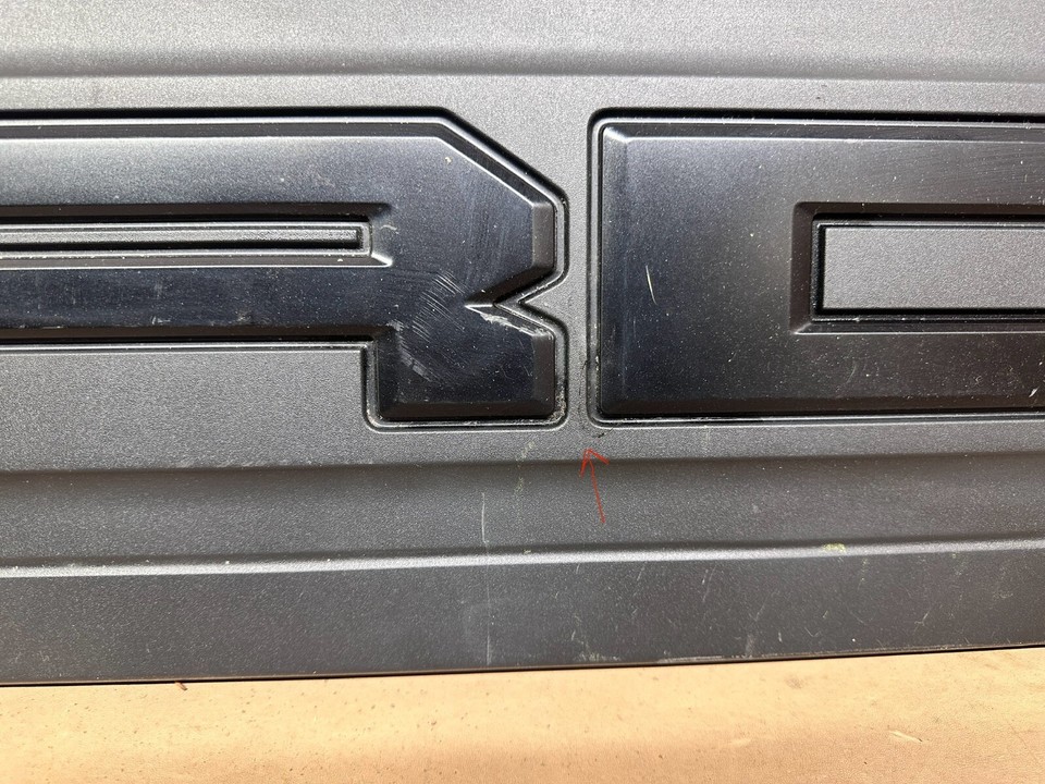 2021-2024 Ford F-150 F150 Raptor "R" Rear Applique Tailgate Panel Trim ...