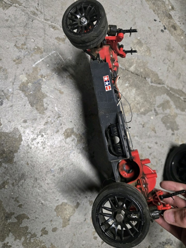 Tamiya Ta-01 R79 Rc Car Chassis Vintage 1/10 Scale Model Kit w spare ...