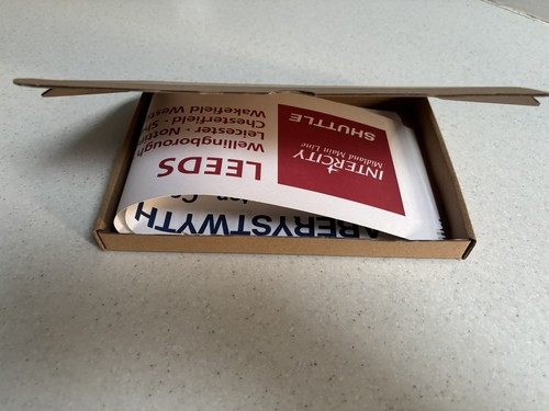 2x INTERCITY MIDLAND MAINLINE (St Pancras - Sheffield) Window ...