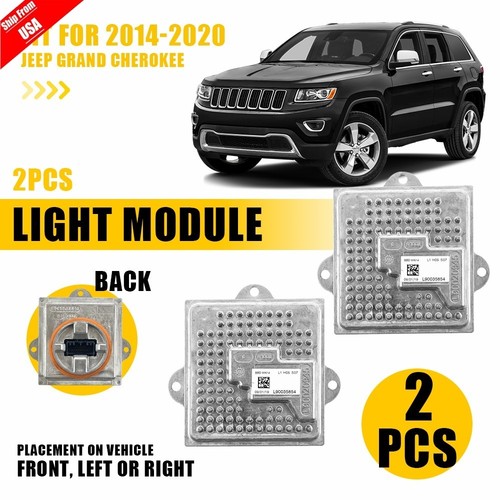 2X Driver Light Module Controller Fits Jeep Grand Cherokee 2014-2020 ...