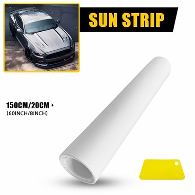 60*10" Car Window Tint Windshield Sun Visor Vinyl PVC Decal Strip ...