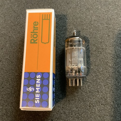 Rare Siemens 12AX7 ECC83 Tube Long Plate mC6 O-Get 12AX7A B339 7025 D ...