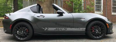 Mazda Miata MX-5 NC Checkered Vinyl Stripe Stripes fit Decal Decals ...