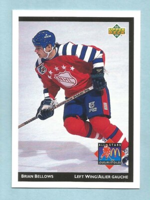 1992-93 Upper Deck McDonald's Hockey All-Star Brian Bellows McD-02 | eBay