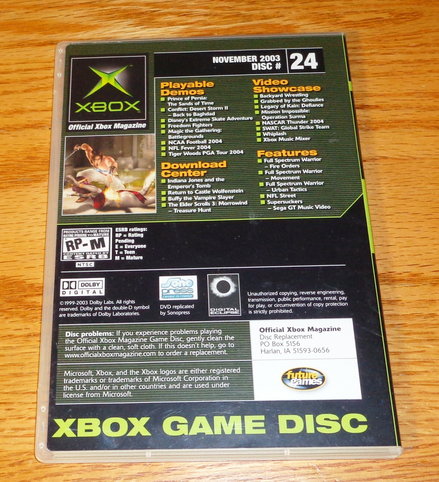 XBOX 8 All-New Playable XBOX Game Demos Including Prince Of Persia | eBay