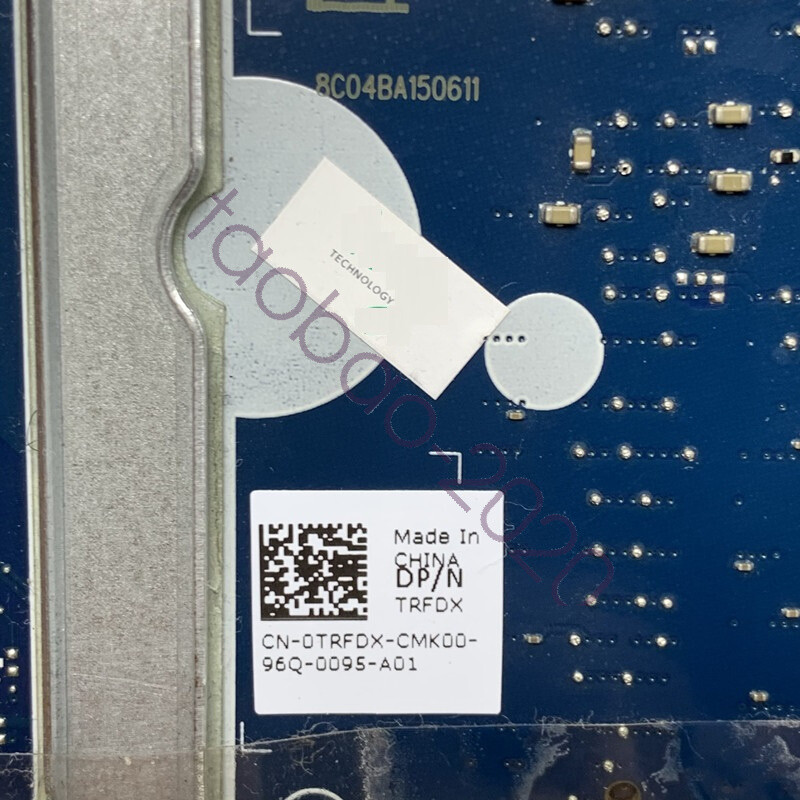 For DELL Alienware 17 AREA 51M DDQ70 LA-G881P Motherboard 0TRFDX CN ...