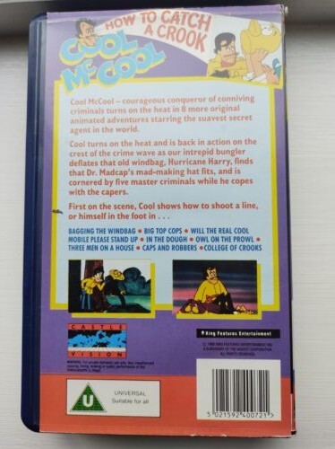 Cool Mccool VHS Rare Cartoon by Batman Creator Bob Kane VGC | eBay UK