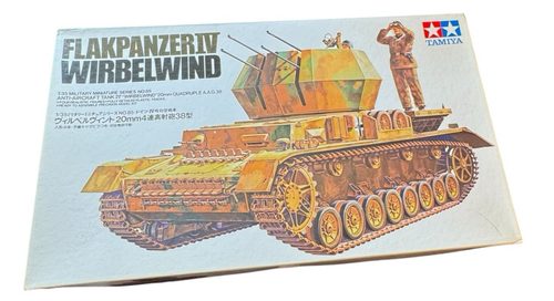 Tamiya, 1/35 Scale, 233, German Flakpanzer IV Wirbelwind Model Kit ...