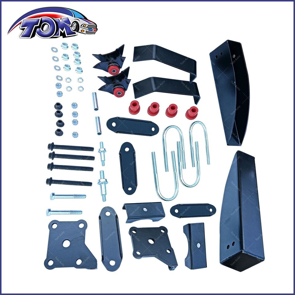 Rear Leaf Spring Relocation Pocket Kit+Axle Seats For Chevy Belair 150 ...