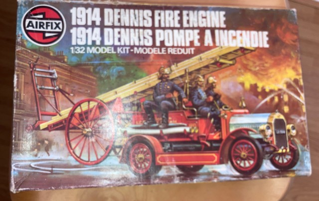 Airfix 1914 Dennis Fire Engine 1/32 Scale Series 6 Model Kit for sale ...