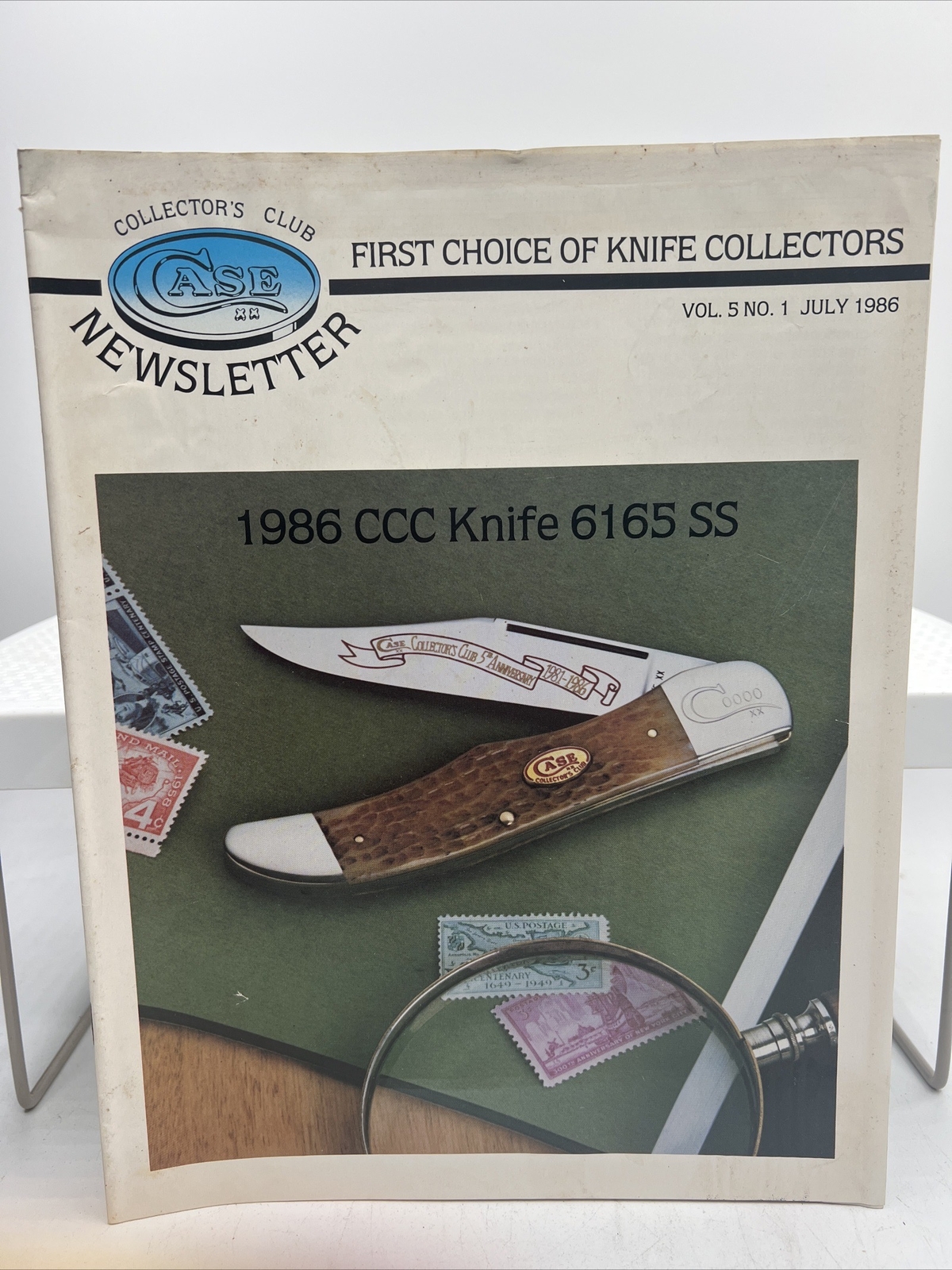 Case Collector’s Club Newsletter Vol. 5 No. 1 July 1986 Ccc Knife 6165 ...