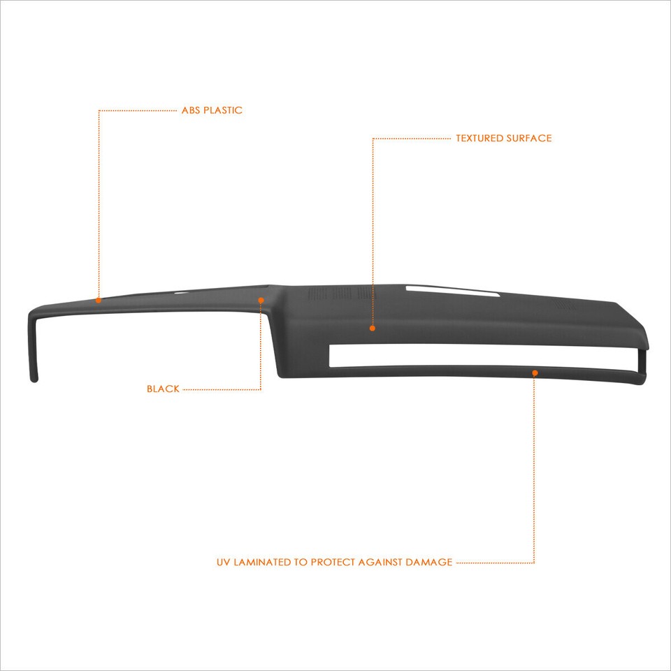 For 81-91 Chevy GMC C/K/R/V Pickup Suburban Molded Dashboard Overlay ...