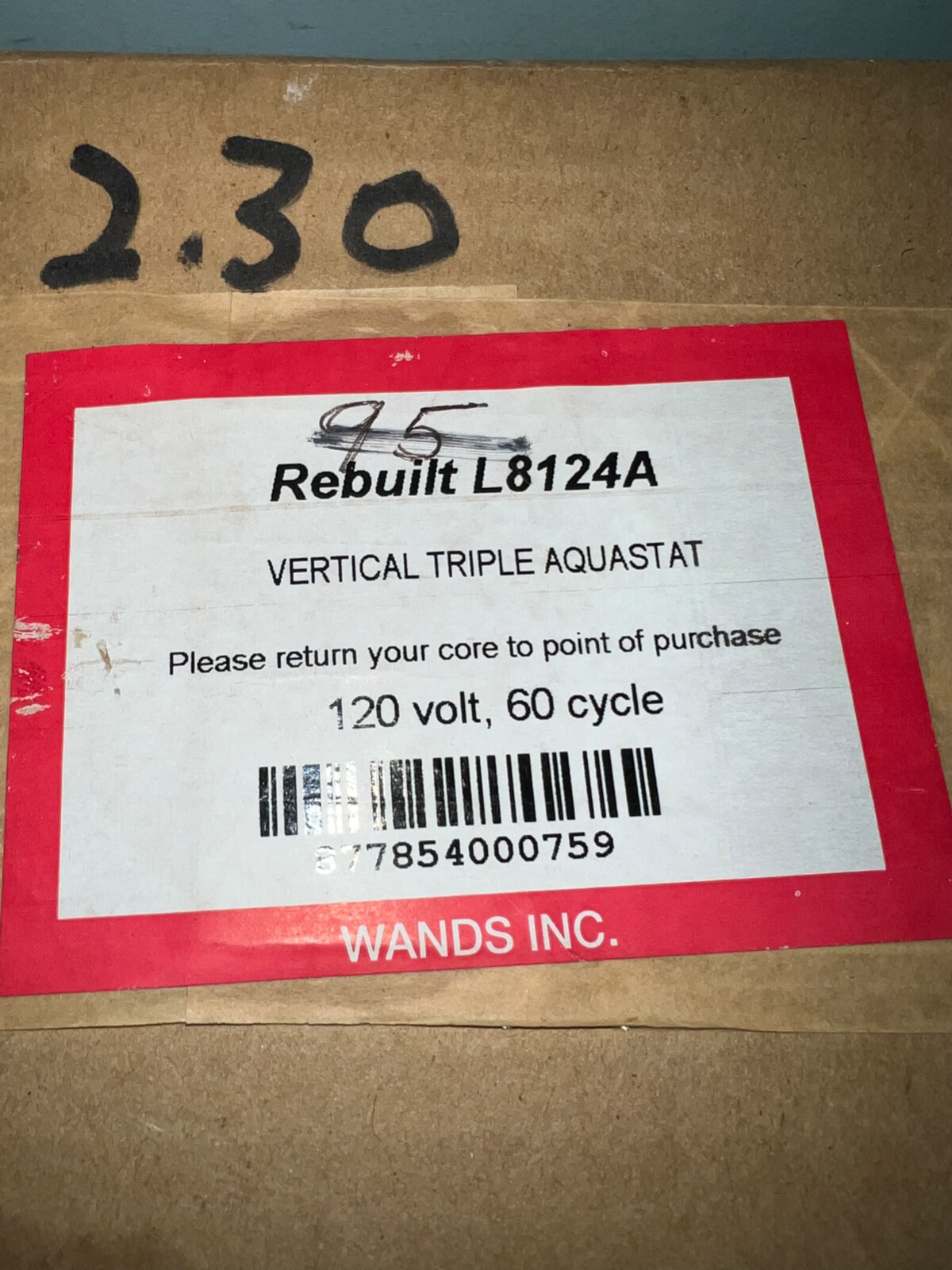 Honeywell L8124A C L8151a Triple Aquastat Highlow Limit Oil Burner ...