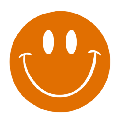 Orange Happy Face
