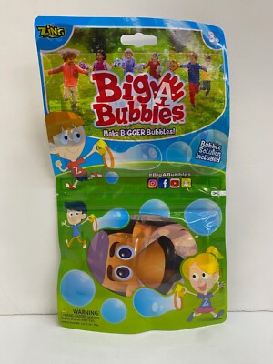 Zing Big-A-Bubble Lion. Make Bigger Bubbles With The Solution Pack New ...