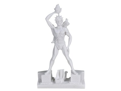 Colossus of Rhodes Colossal Statue of the Sun God Helios Cast Marble 30 ...