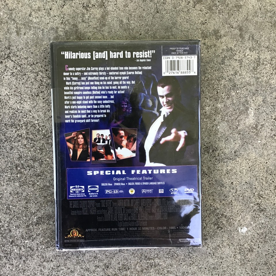 Sealed Once Bitten (DVD, 2003) MGM, Jim Carrey 27616888556| eBay