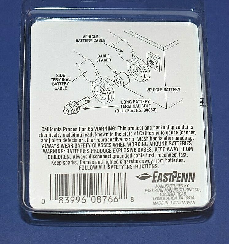 Side Post Battery Terminal Adapter BESULEN 4 Pcs Side Post Battery ...