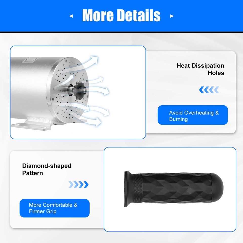 MX650 Brushless Motor Kit For Electric Bicycle E Bike Dirt Bike Razor ...