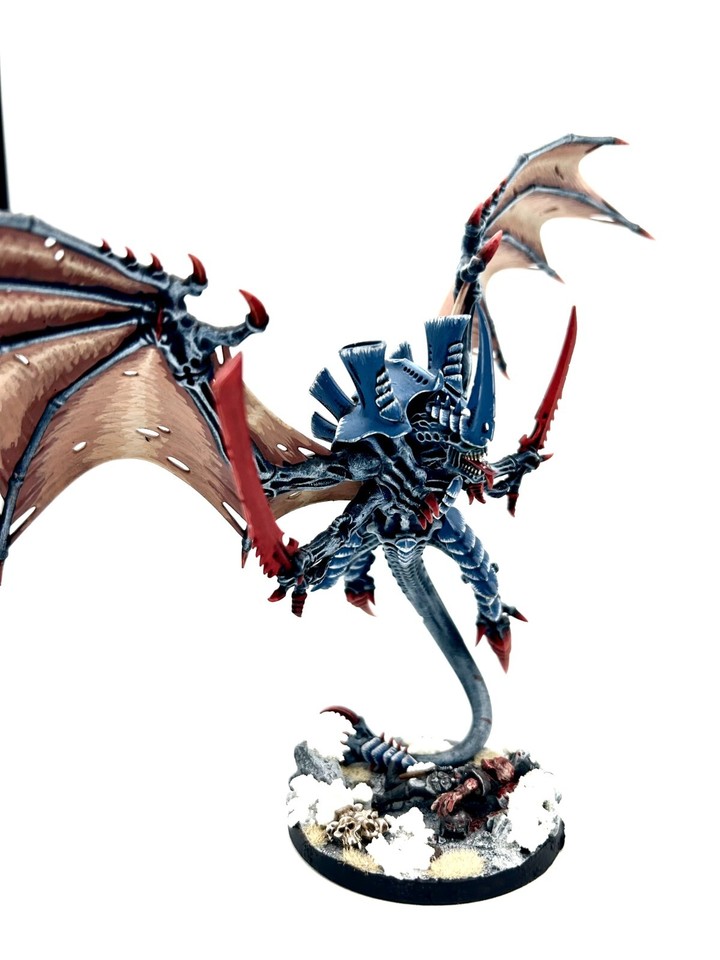 Warhammer 40k Tyranids Winged Hive Tyrant Painted | eBay