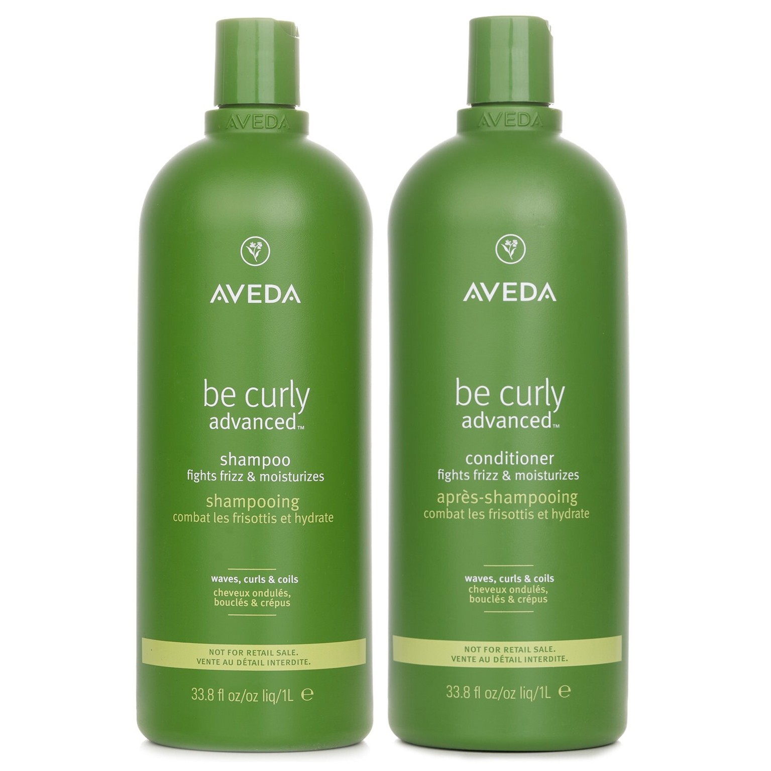 Aveda Be Curly Shampoo and Conditioner 'New Bottle' 33.8 oz / 33.8 oz ...