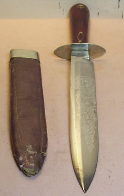 1920~GRIFFON CUTLERY WORKS~SCROLLED BLADE HUNTING & FIGHTING KNIFE ...