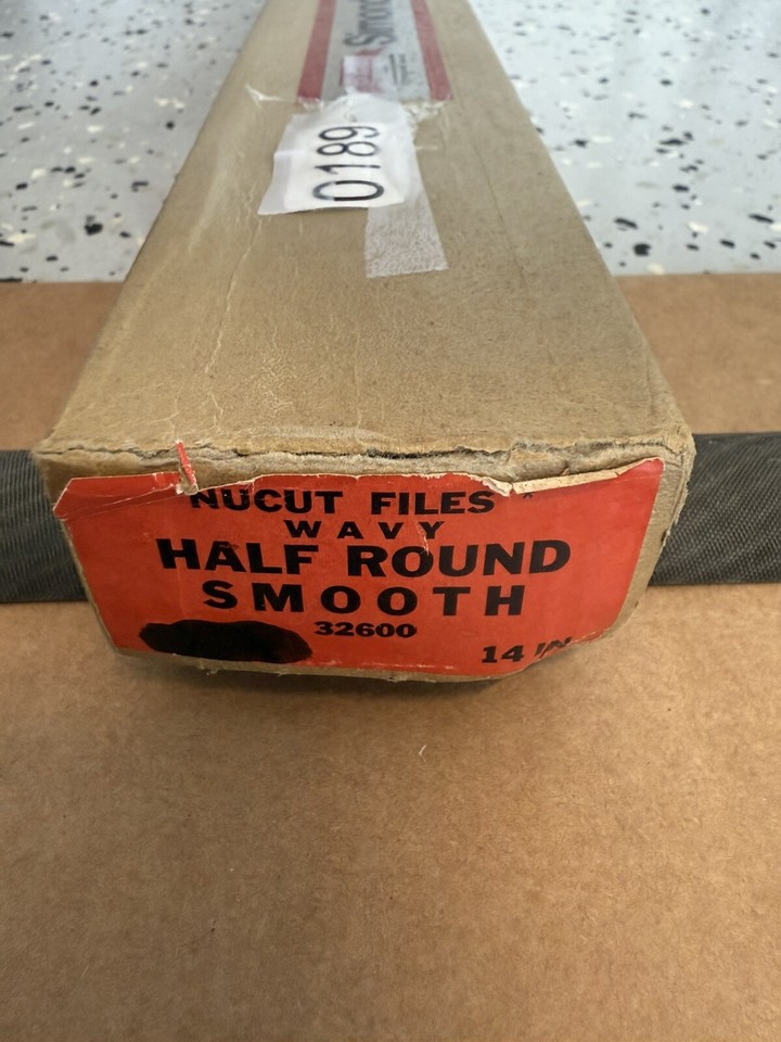 New Simonds 14” Half Round File, Smooth, 32600 | eBay