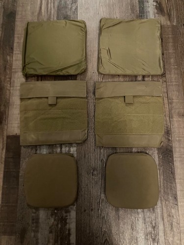 USMC Side SAPI ESBI Armor Coyote Brown MTV Modular Tactical Vest ...