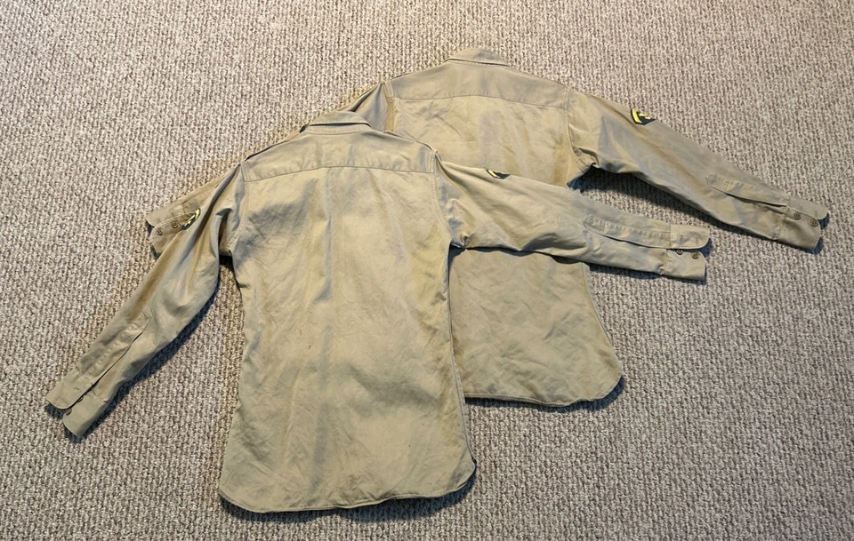 Vtg Lot of 1950's Army Military Clothing H-2544 See Description for ...