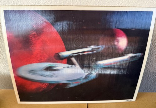 Star Trek Lenticular with game on backside 1968 Paramount Dimensional ...