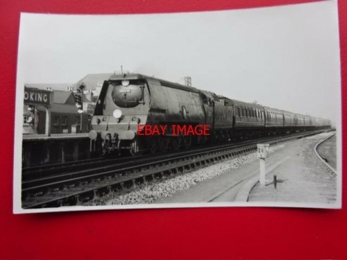 PHOTO SR MERCHANT NAVY LOCO NO 35021 AT WOKING | eBay
