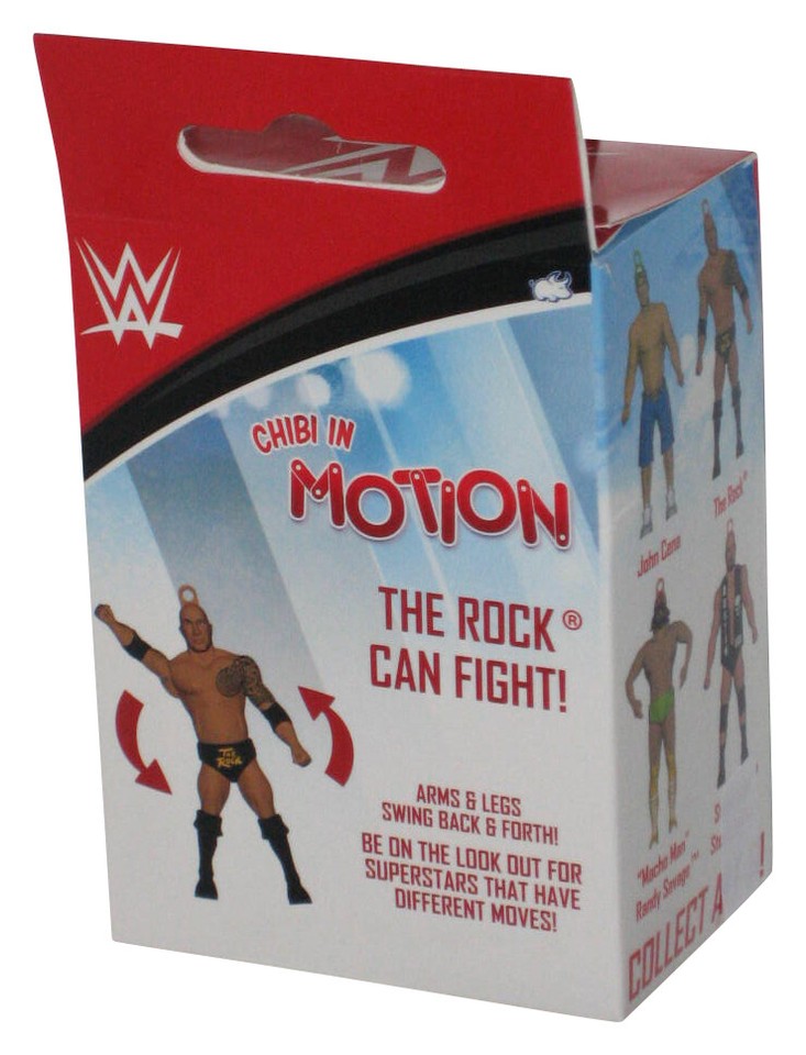 WWE Wrestling The Ultimate Warrior Chibi In Motion Bullsi Toy Keychain ...